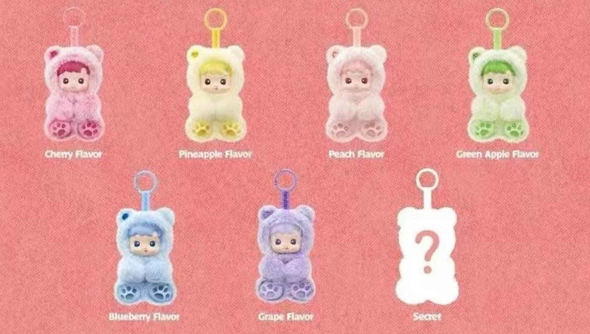 Hacipupu Gummy Bear Series Vinyl Plush Pendant – TOYSEZ